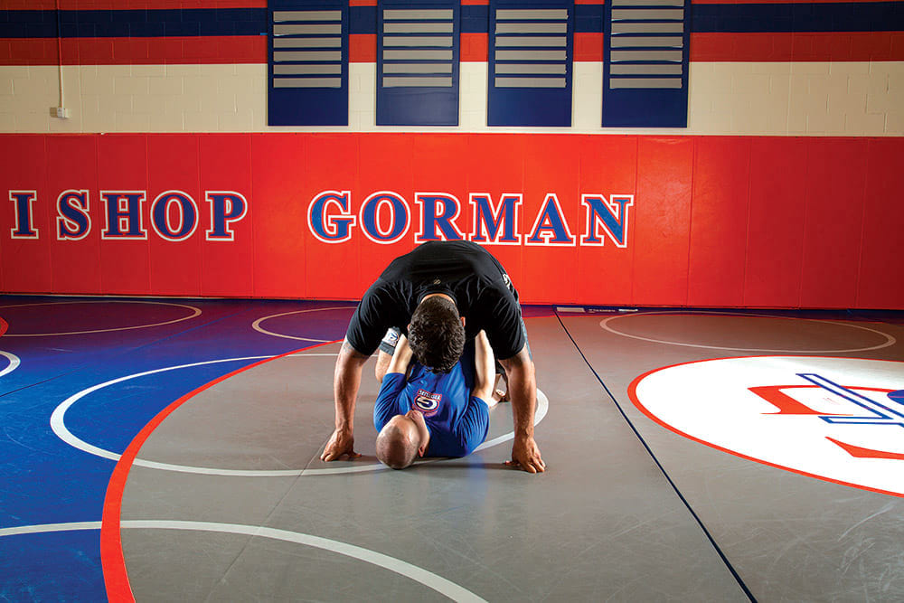 Ricky Lundell grappling technique: Mount escape to ankle lock ...