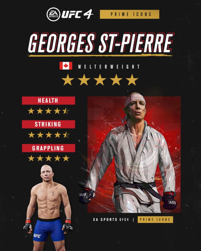 GSP, Khabib, Silva and Bisping added to UFC 4’s ‘Prime Icons’ update ...