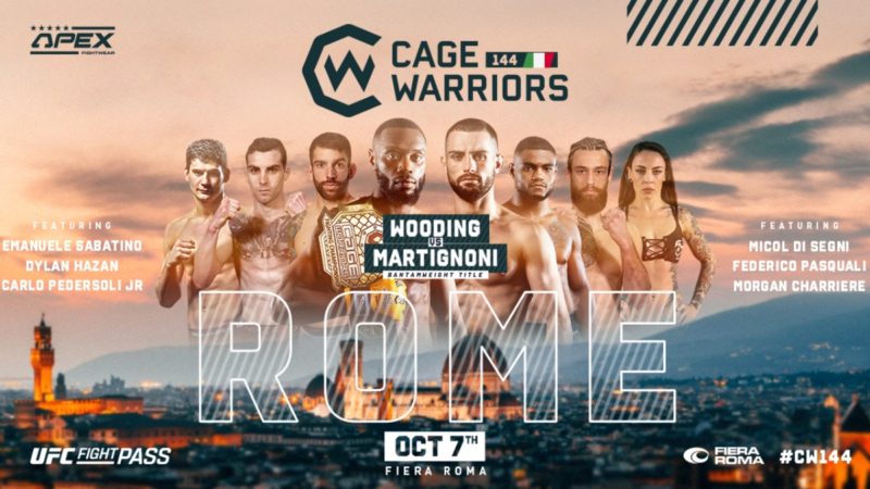 Cage Warriors 144: Bantamweight title clash headlines promotion’s Rome ...