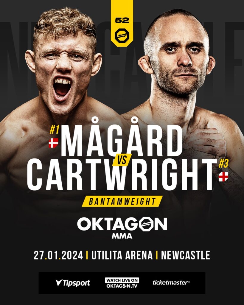 Oktagon 52: Bantamweight rivals Jonas Magard and Jack Cartwright set ...