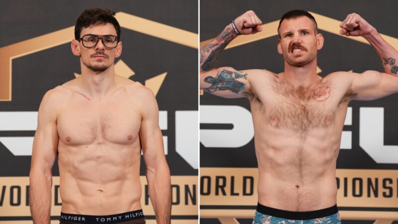 Title fighters make weight in Washington DC ahead of 2023 PFL World ...